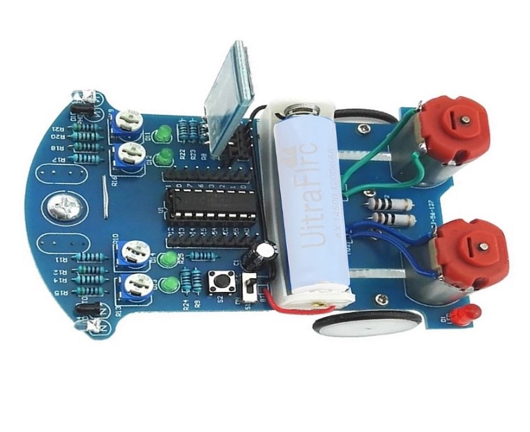 DIY Kits D2-6 Bluetooth Remote Control Intelligent Car 51 MCU (without battery) - ABELA